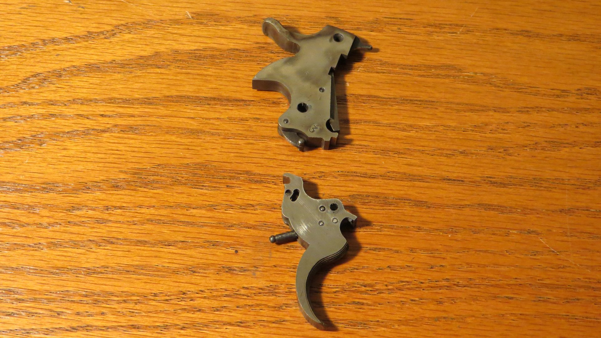 ORIGINAL S&W PROP/DISPLAY RODS, K frame hammer & trigger pair, K frame ...